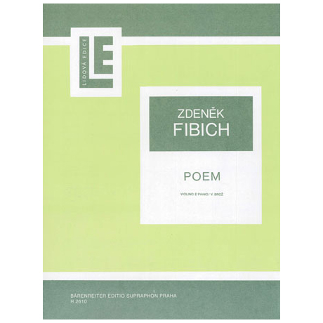 Fibich, Z.: Poem - With Piano