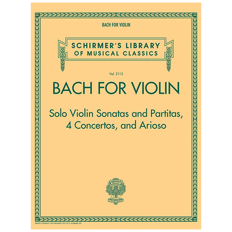 Bach for Violin - With Piano - now at PAGANINO