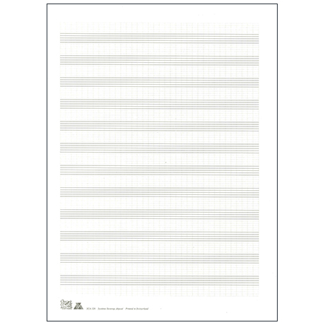 Notenbogen DIN A4 - Stationery - now at PAGANINO