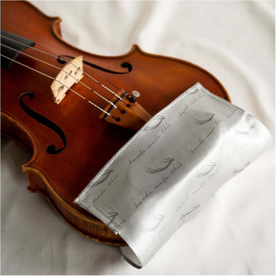 LEATHERWOOD silk chinrest cover - Chin Rest Parts
