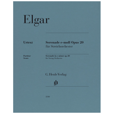Elgar, E.: Serenade e-moll op. 20 - String Orchestra