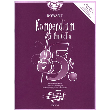 Kompendium für Cello - Band 5 (+ 2 CD's) - Student Music