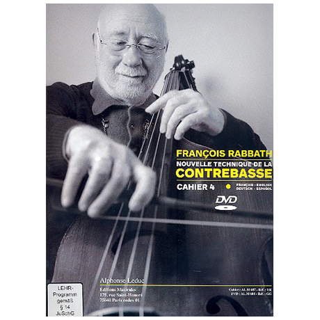Rabbath, F.: Nouvelle technique de la contrebasse Vol.4 (+DVD)